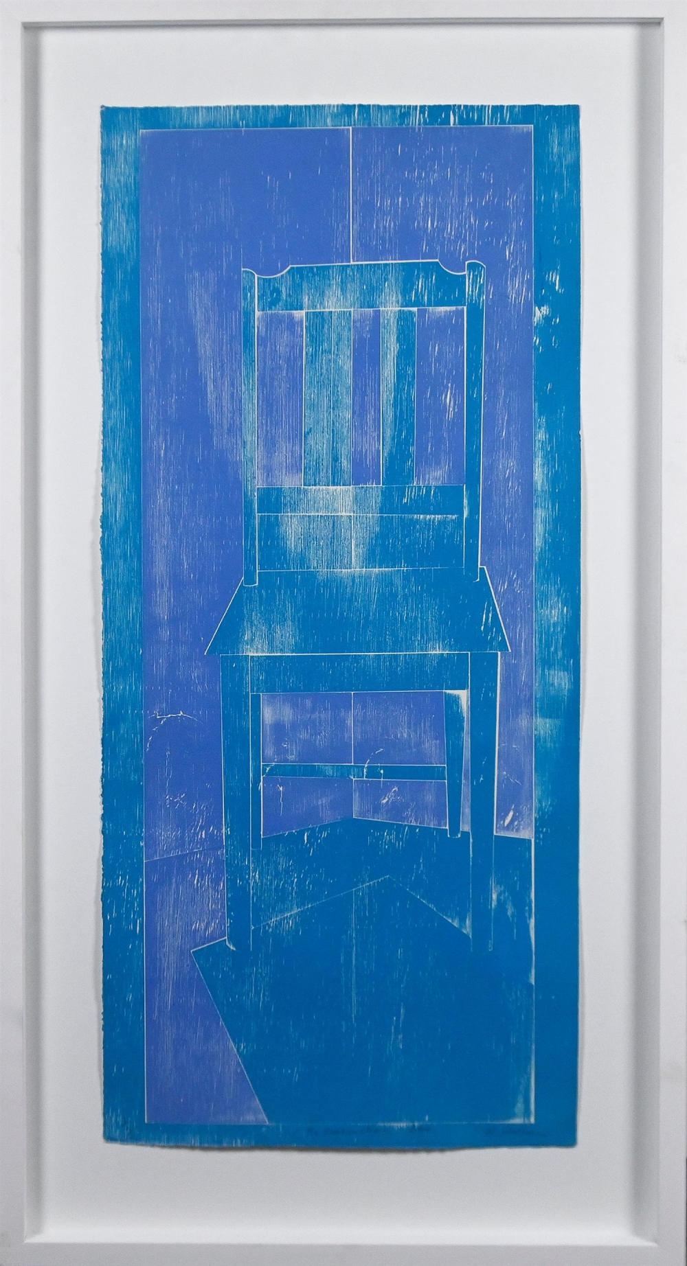 Katherine Hattam | THE KITCHEN CHAIR - BLUE | MutualArt