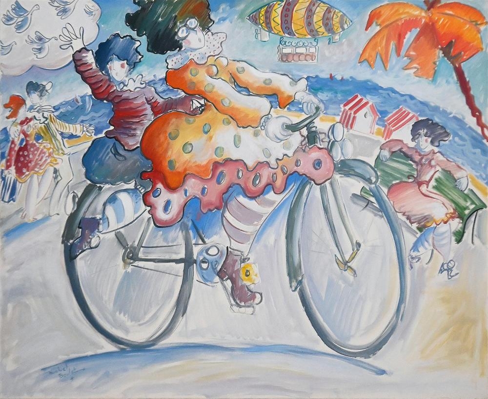 Michel Boulet | LA PROMENADE DES ANGLAIS-ST PAUL DE VENCE 1988 (1988 ...