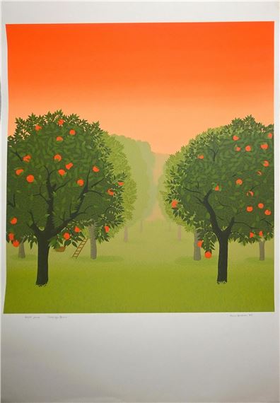 Anne Graham | ORANGE GROVE 1985 (1985) | MutualArt