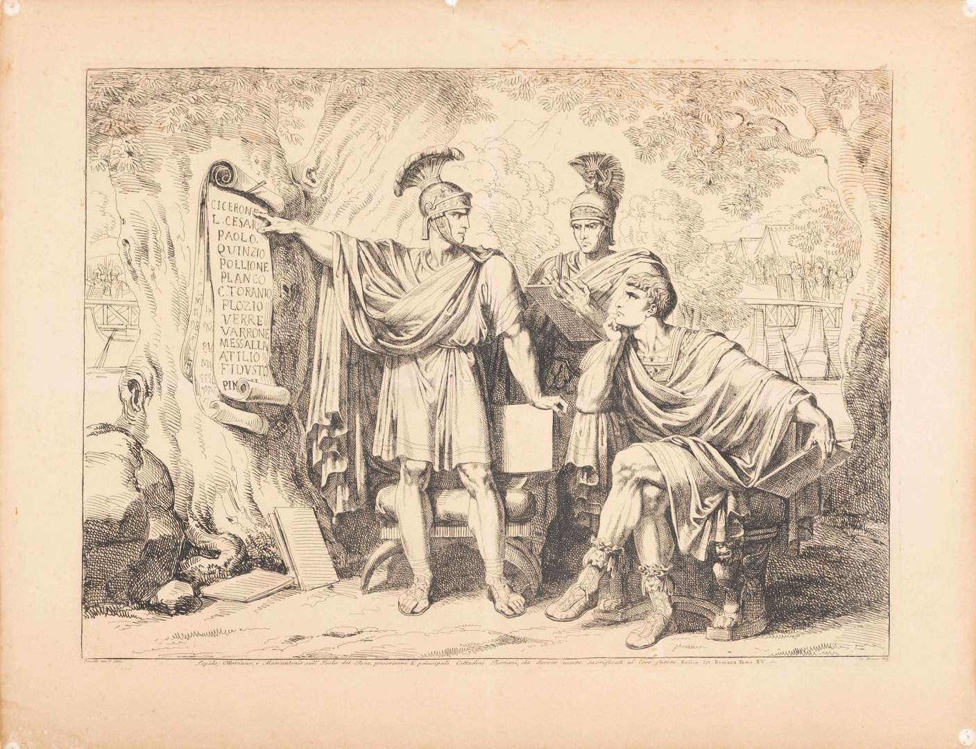 Bartolomeo Pinelli | Twee prenten uit de serie 'Istoria Romana | MutualArt