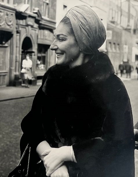 Maria Callas | Maria Callas Portrait of the Singer in London (18 ...