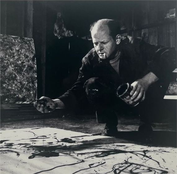 Martha Holmes | Jackson Pollock (1949) | MutualArt
