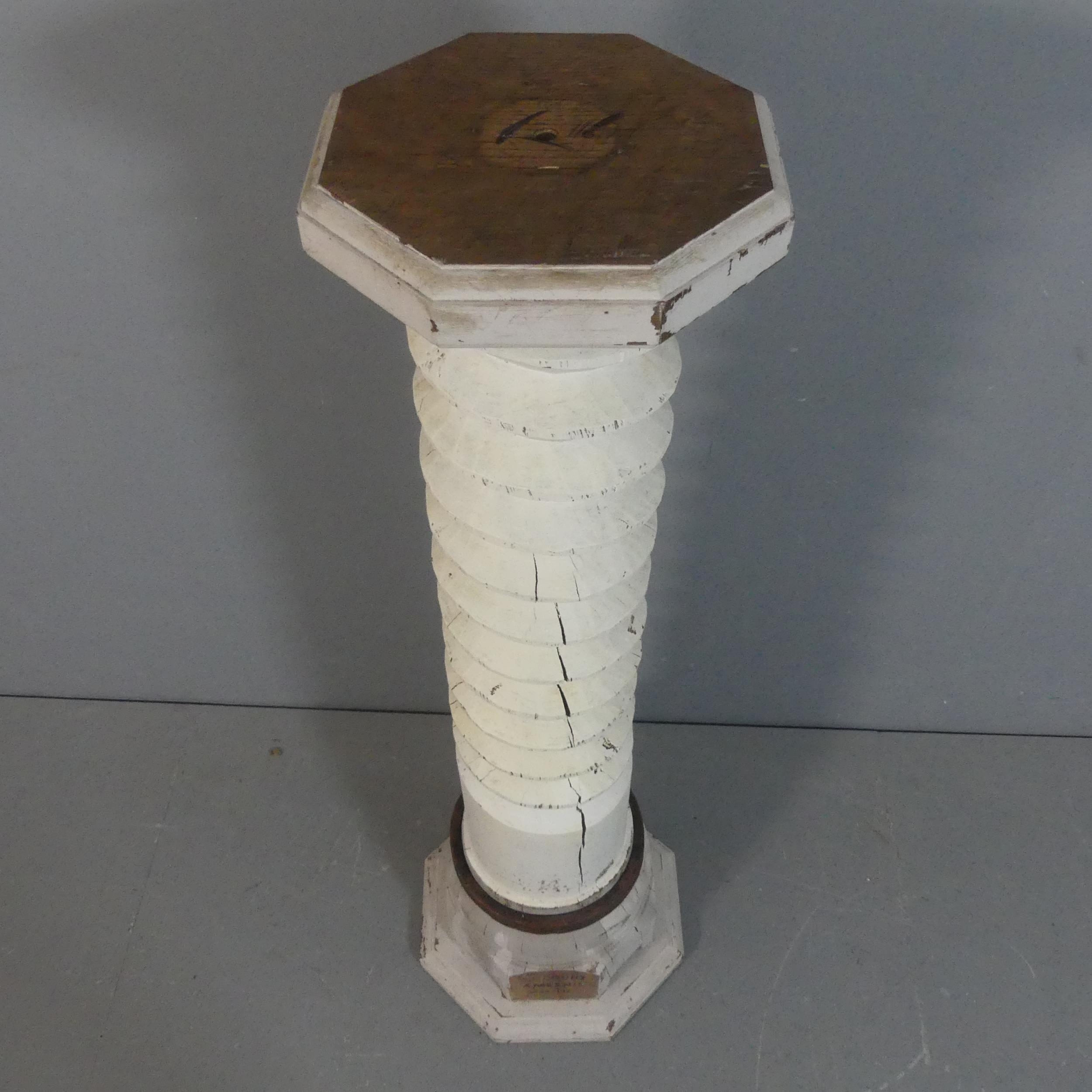 Ed French | A painted French elm spiral | MutualArt
