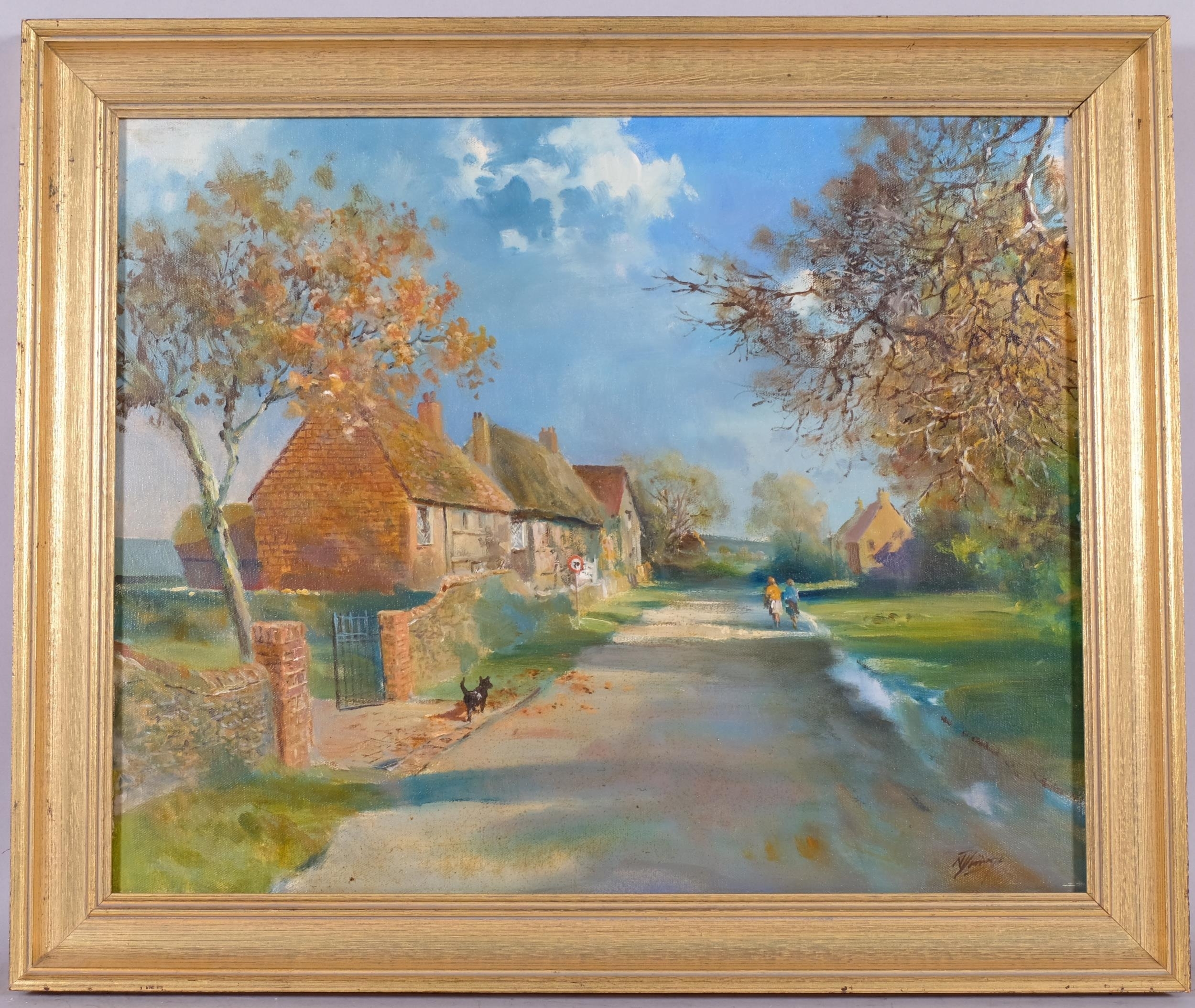 Norman Dinnage | a country lane Wilmington Sussex | MutualArt