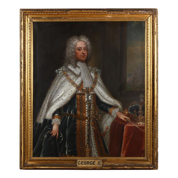 Charles Jervas | Portrait of King George II | MutualArt