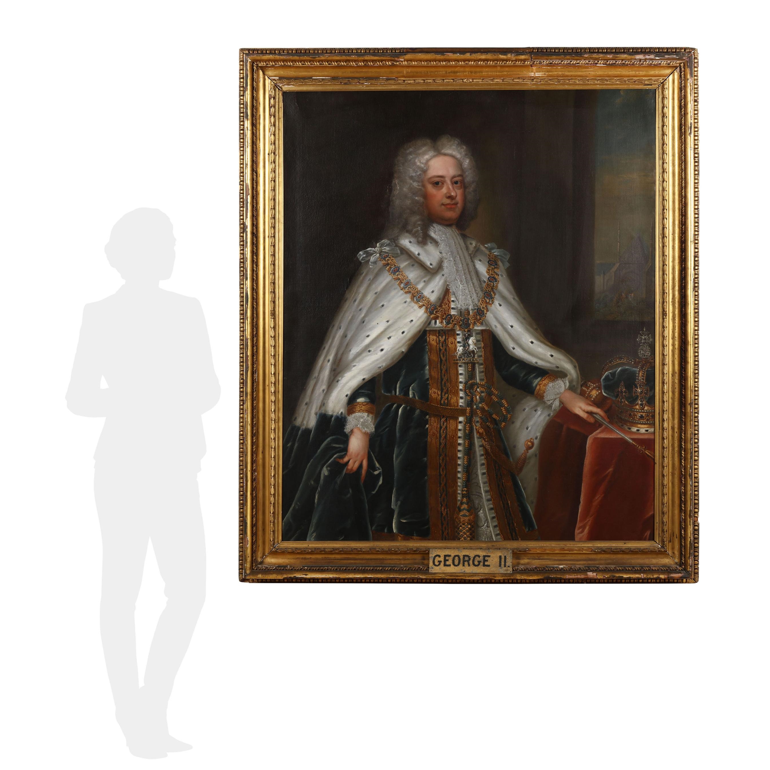 Charles Jervas | Portrait of King George II | MutualArt