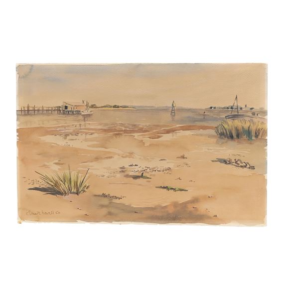 Claude Howell | View from Southport (Towards Bald Head Island (1950 ...