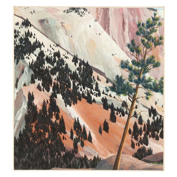 Maud Gatewood | Canyon Wall / Yellowstone Study (2002) | MutualArt