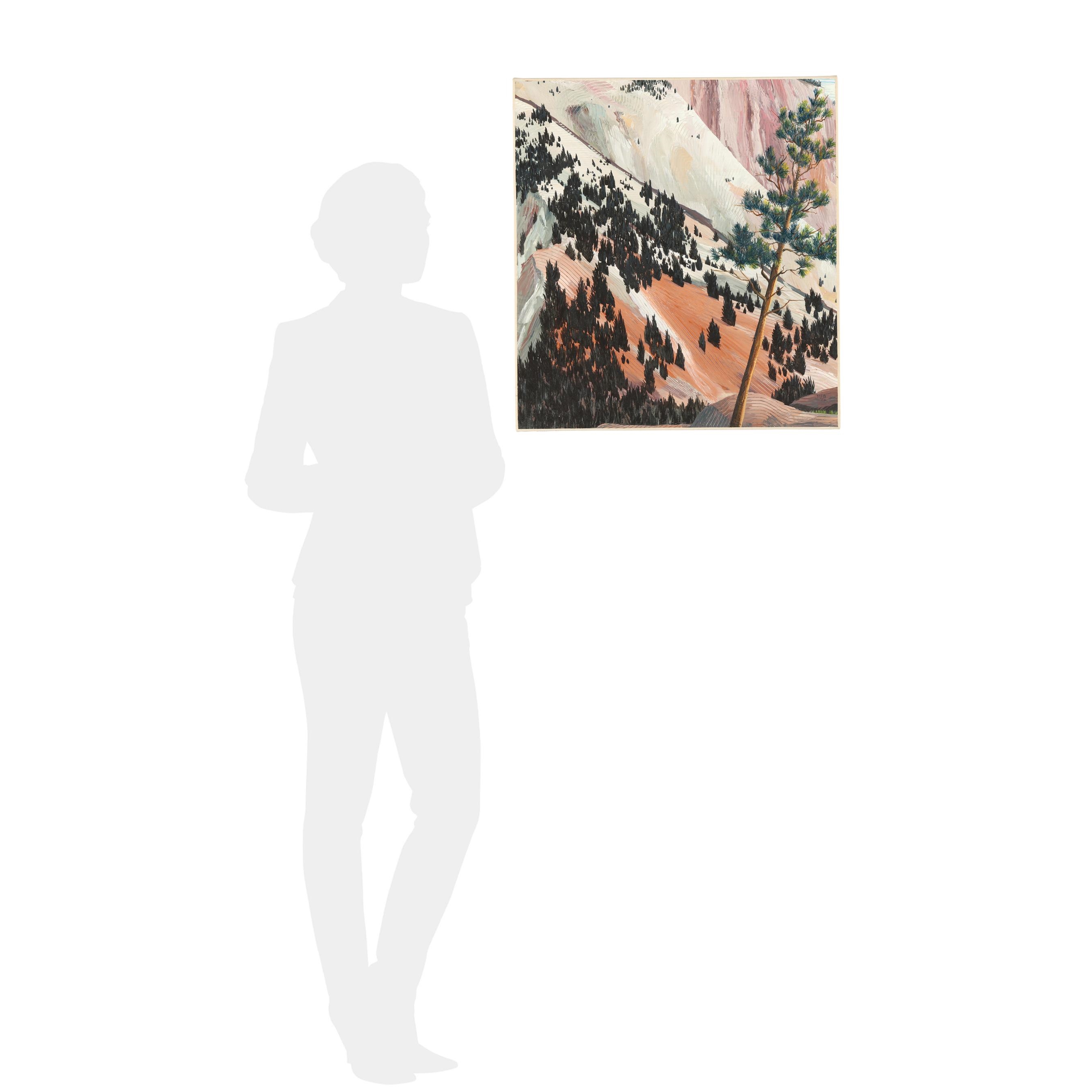 Maud Gatewood | Canyon Wall / Yellowstone Study (2002) | MutualArt