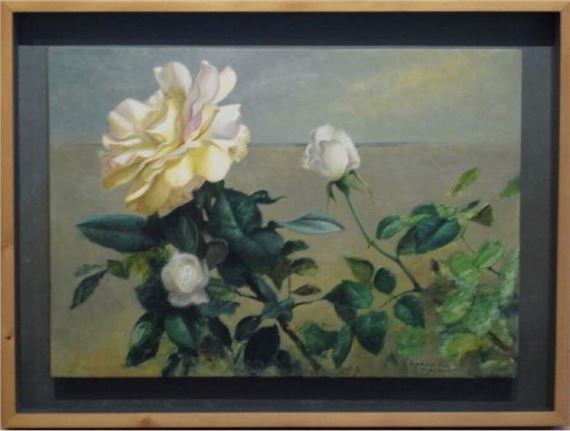 Francisco Sebastián Nicolau | White Roses | MutualArt