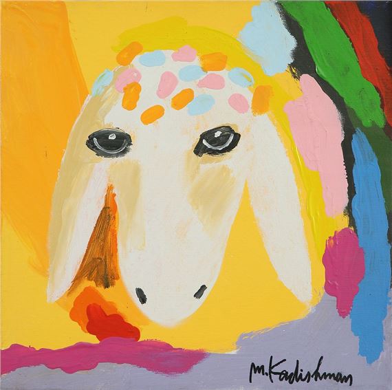 Menashe Kadishman | Sheep | MutualArt