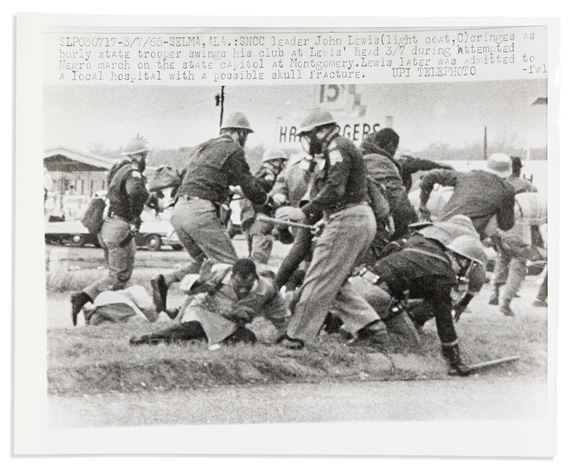 John Lewis | Group of 6 press photos of John Lewis. (1965) | MutualArt