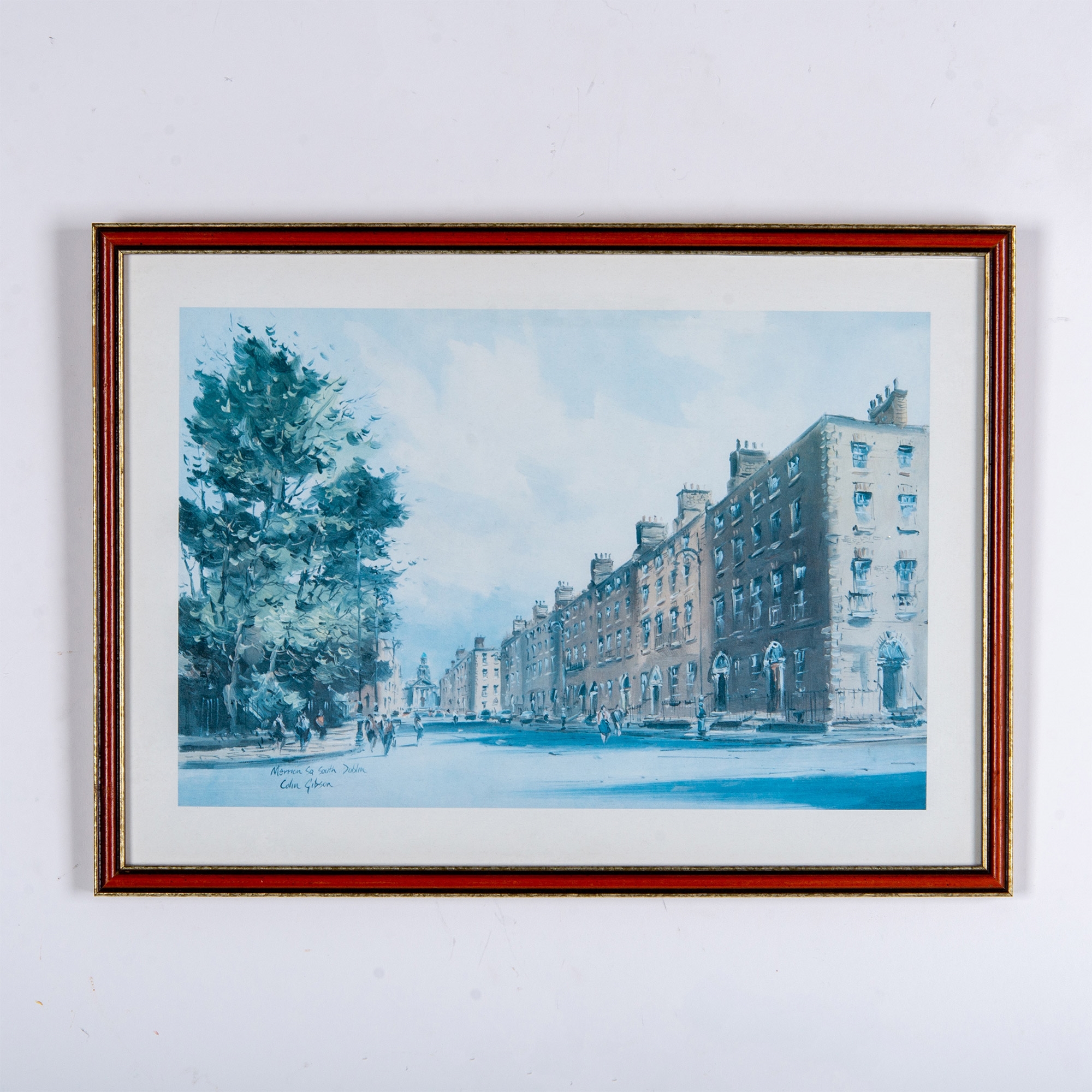 Colin Gibson | Dublin Merrion Square Color Print on Paper (Circa 1970 ...