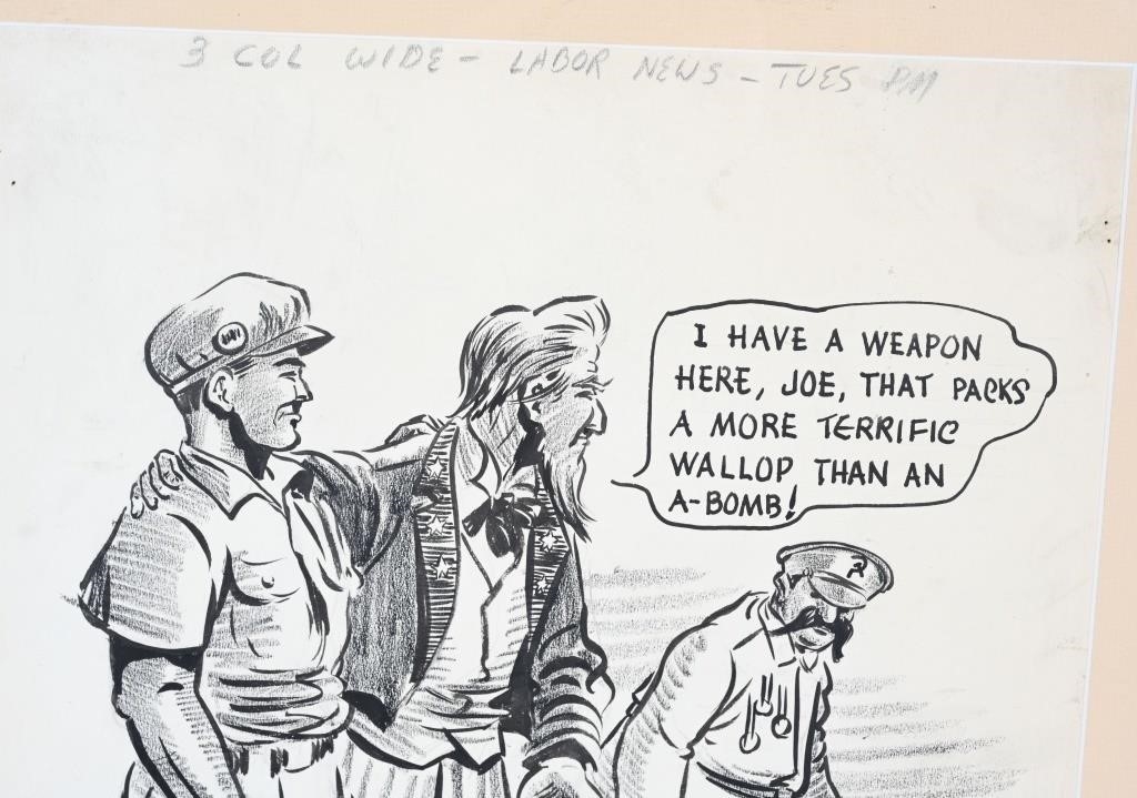 Joseph | COLD WAR ORIGINAL ART UNCLE SAM & STALIN SIGNED | MutualArt