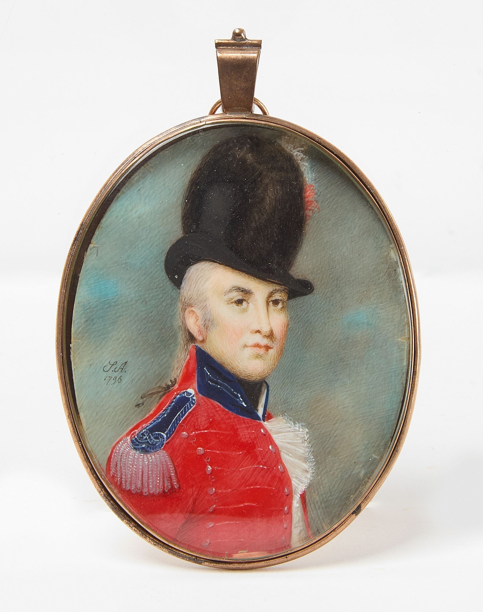 Samuel Andrews | Portrait Miniature of an East India Company Officer ...