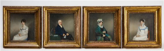James Sharples | Group of Family Portraits (1810) | MutualArt