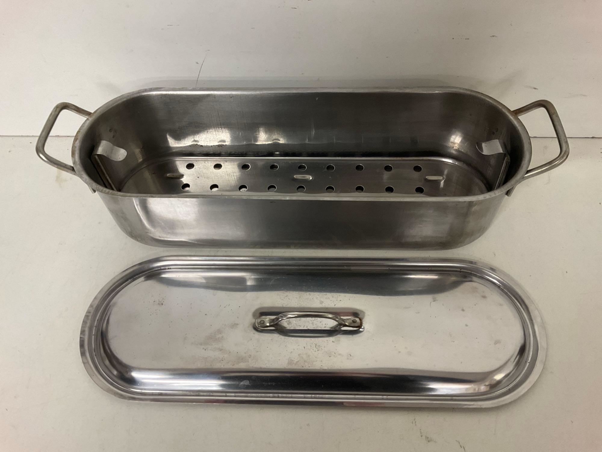 STEEL | STAINLESS STEEL FISH KETTLE | MutualArt