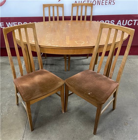 William Lawrence | A William Lawrence teak extending dining table and ...