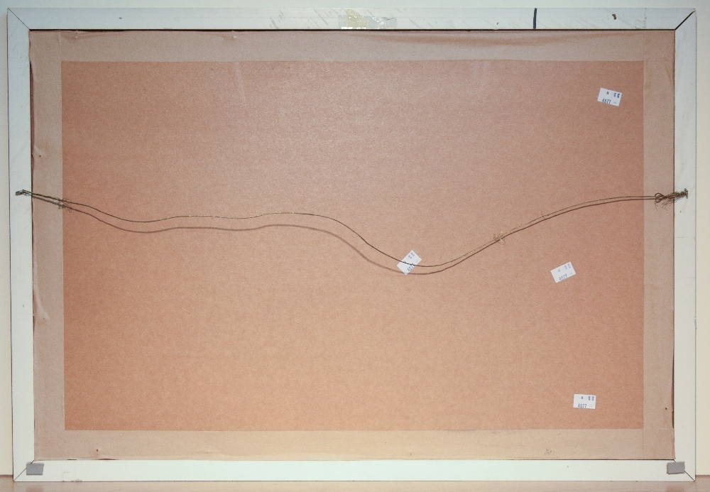 George Hann | bustling Parisian street scene with Arc de Triomphe in ...