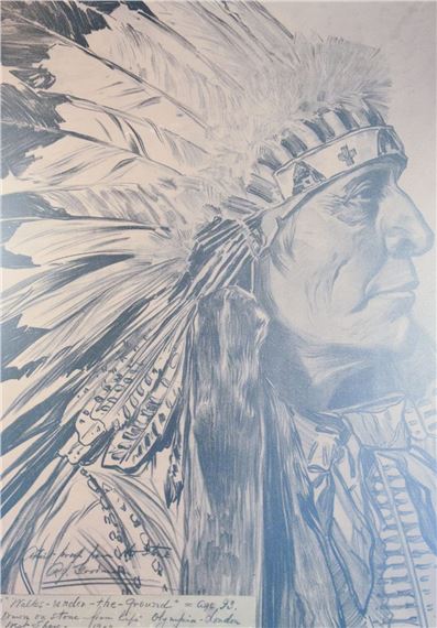 Arthur Jule Goodman | Chief Walks Under The Ground | MutualArt