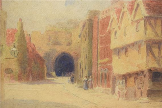 Henry Bright | Henry Bright (British 1810/14-1873) watercolour, period ...