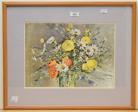 Tom Oldham | Tom Oldham (British 1928-2019) watercolour, attractive ...