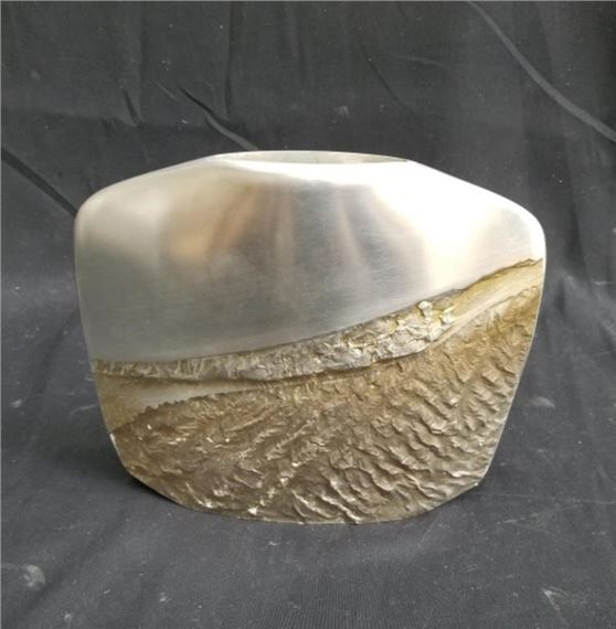 Helgi Joensen | Signed Helgi Joensen Norwegian pewter vase | MutualArt