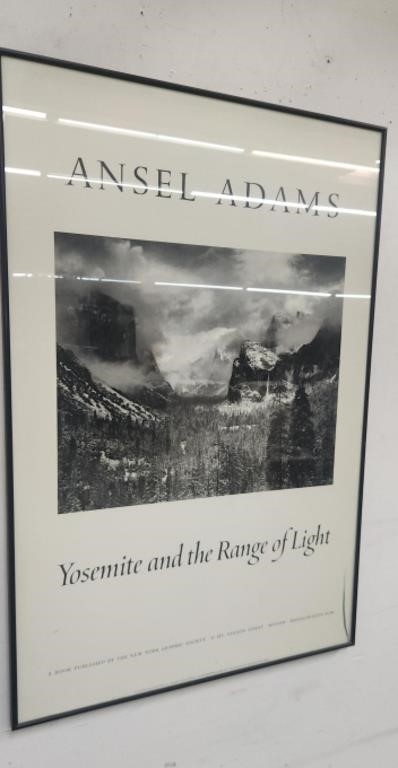 Ansel Adams | Ansel Adams poster glass asis 24 x 36 | MutualArt
