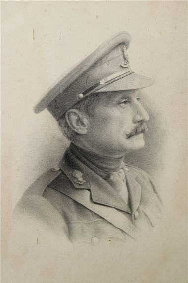C. W. Walton | A framed proof of a drawing by C. W Walton of Col. Sir ...