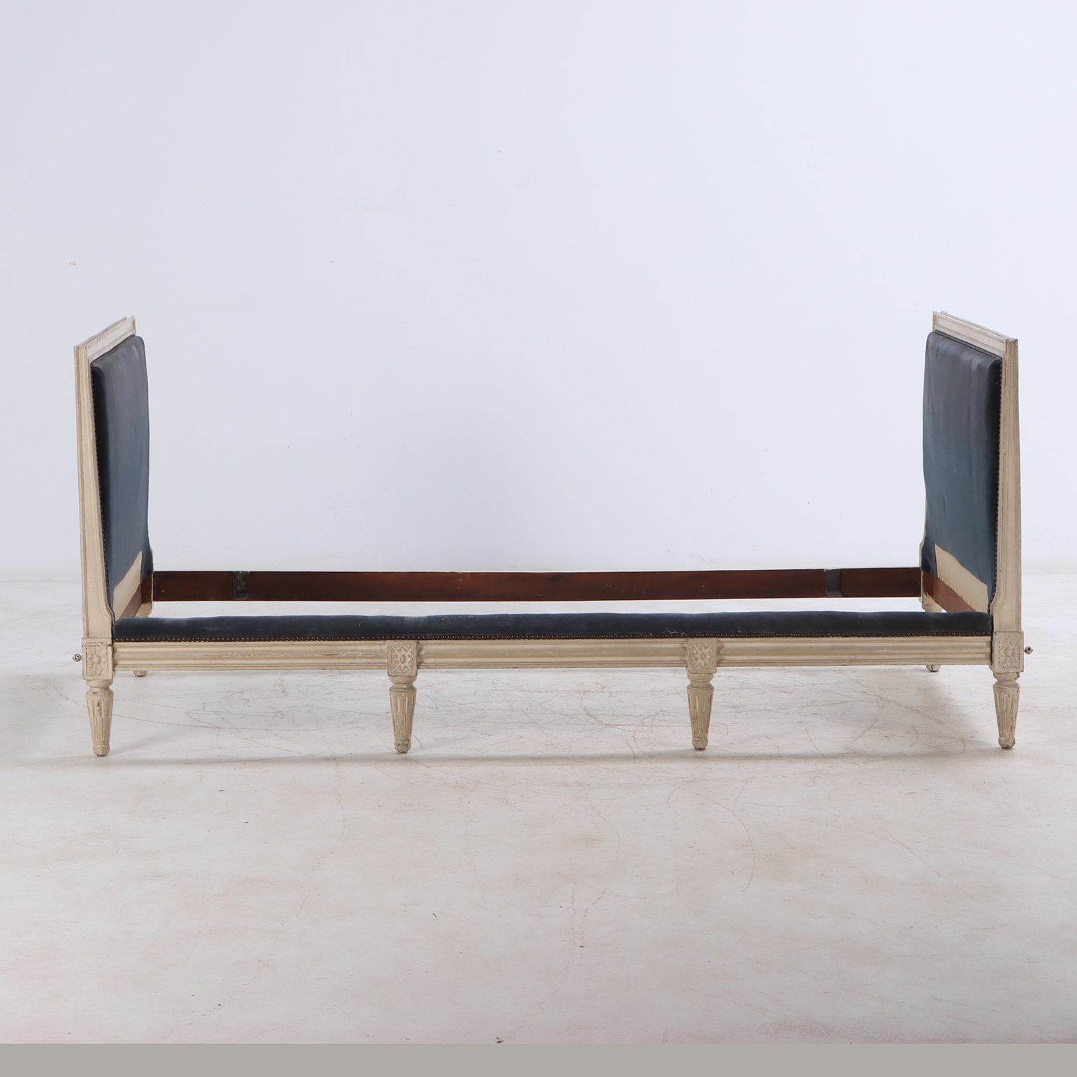 Unknown | French painted six leg Louis XVI style even arm day bed ...