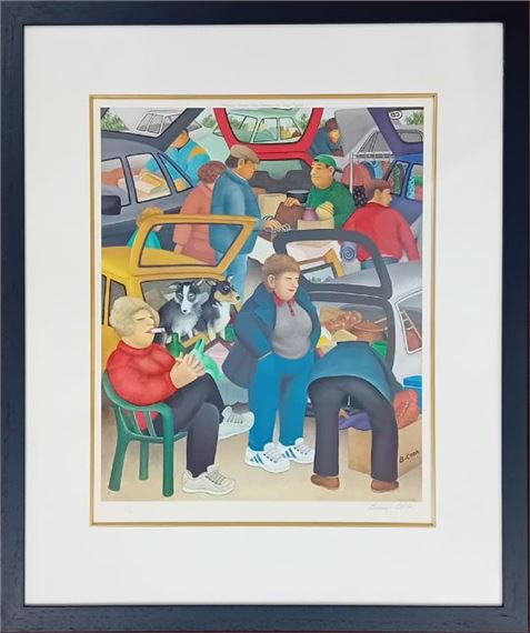 Beryl Cook | Boot Sale | MutualArt