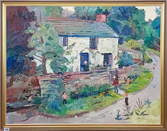 Fred Yates | A Cornish Cottage (Circa 1980) | MutualArt