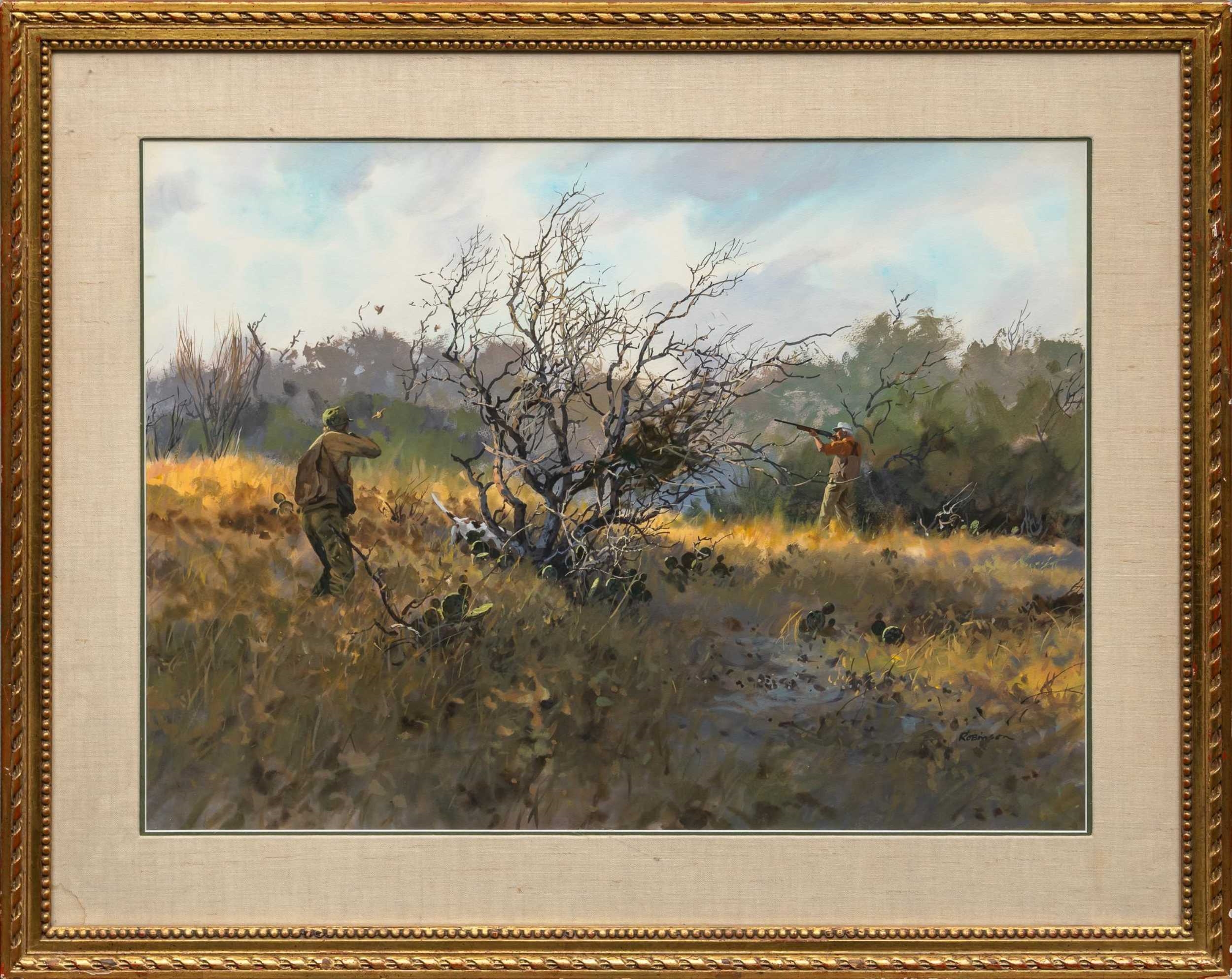 James Robinson | Flushing Quail | MutualArt
