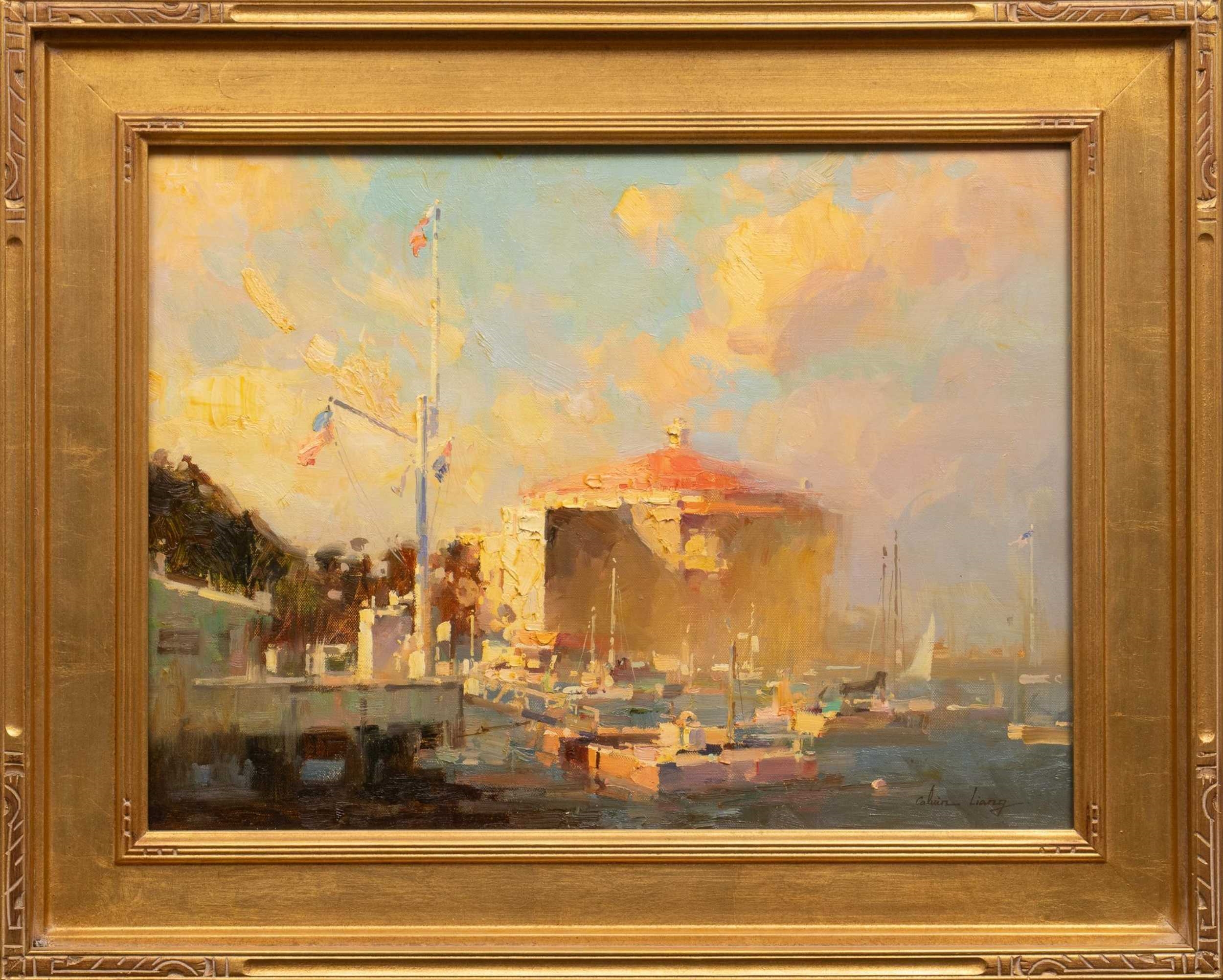Calvin Liang | California Harbor Scene | MutualArt