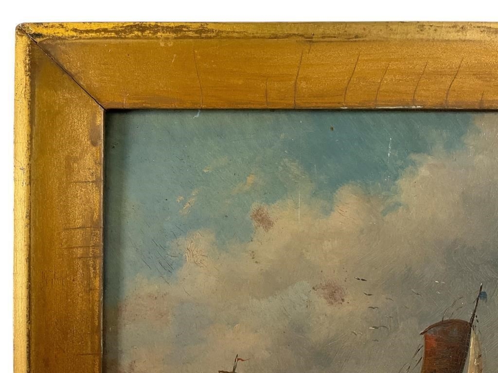 Auguste Coomans | Auguste Coomans Oil on Mahogany Panel | MutualArt