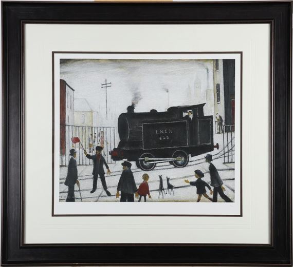 Laurence Stephen Lowry | Level crossing 1946 (1946) | MutualArt