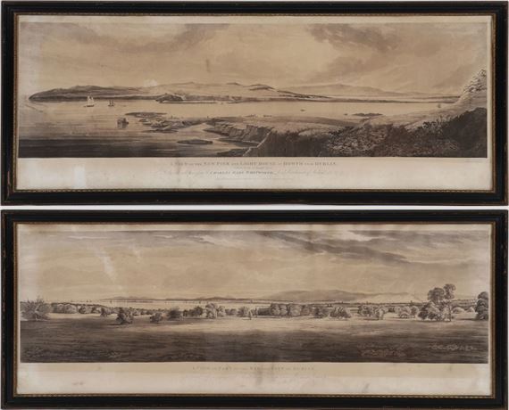 Thomas Leeson Scrase Rowbotham | 2 18th-century Dublin engravings by ...