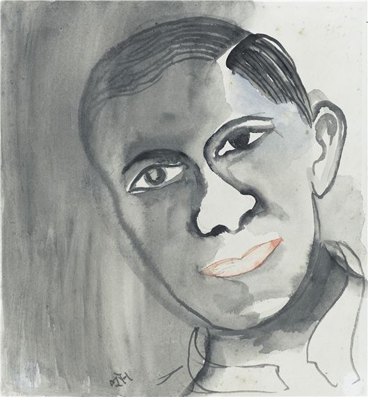 Bhupen Khakhar | Untitled (Self Portrait) (Early 1990s) | MutualArt