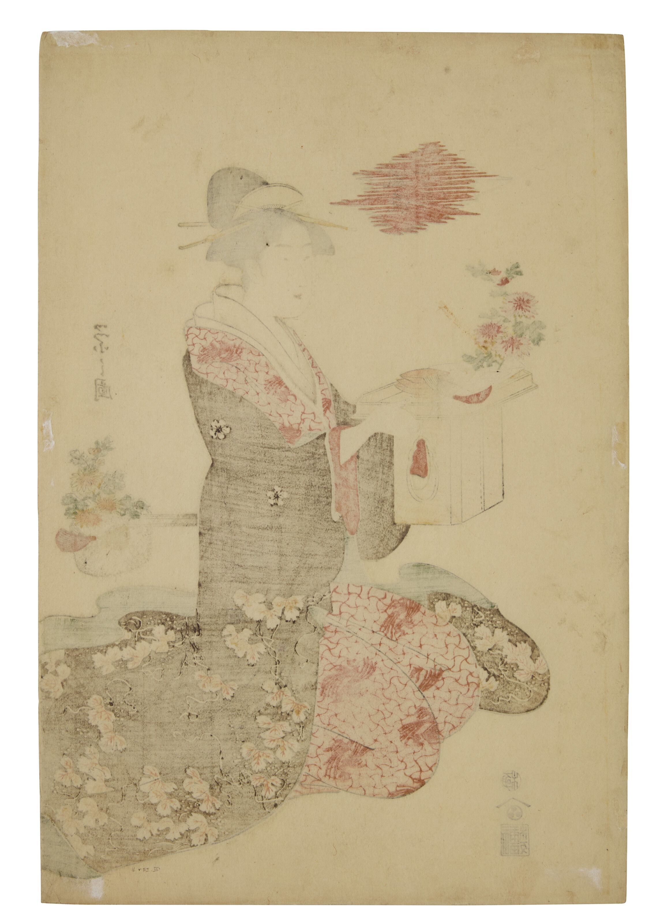 Hosoda Eishi | Chrysanthemum Festival (1793 - 1794) | MutualArt