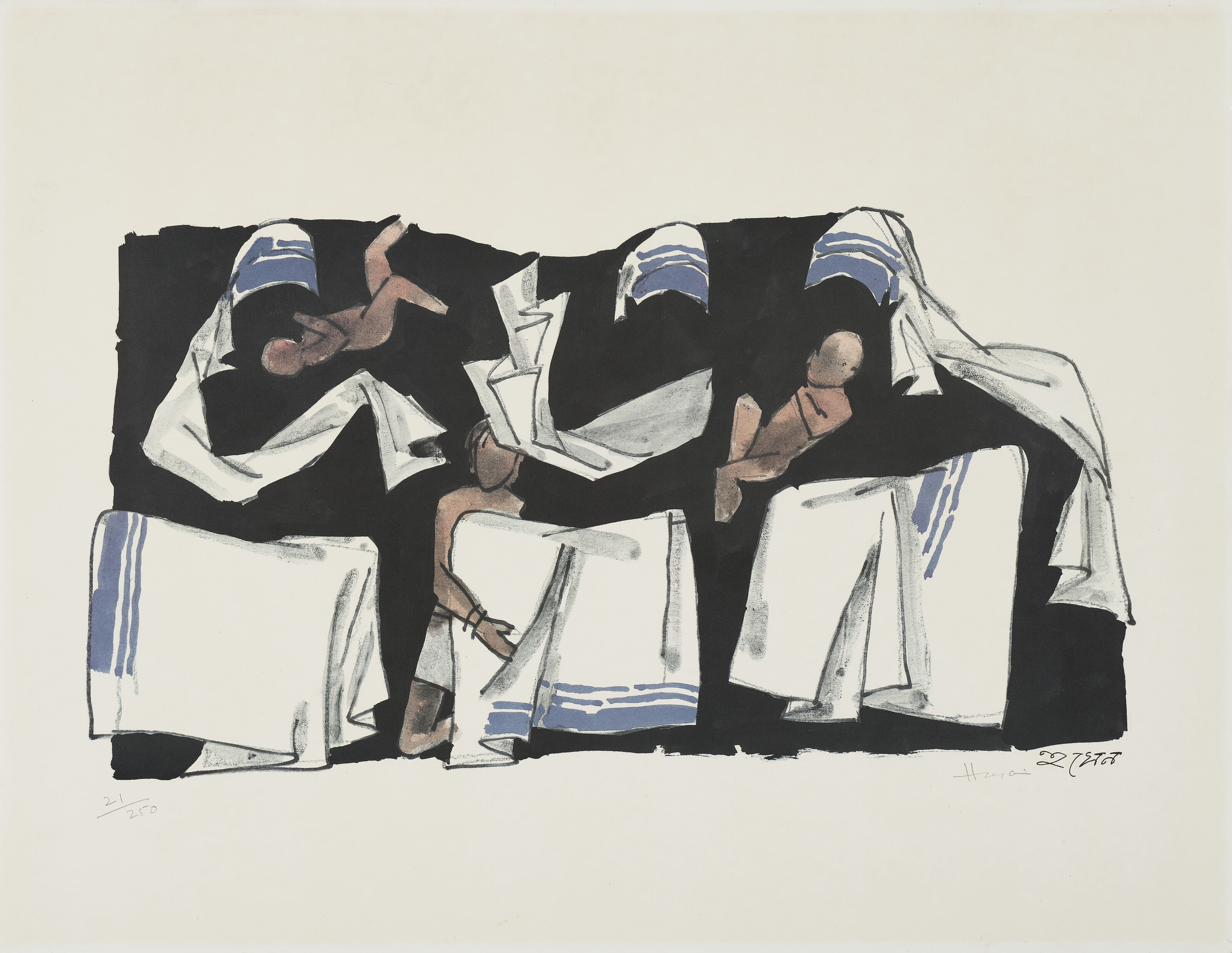 Maqbool Fida Husain | Untitled (Mother Teresa Series) (Circa 1980 ...