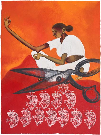 Arpana Caur | Untitled (1996) | MutualArt