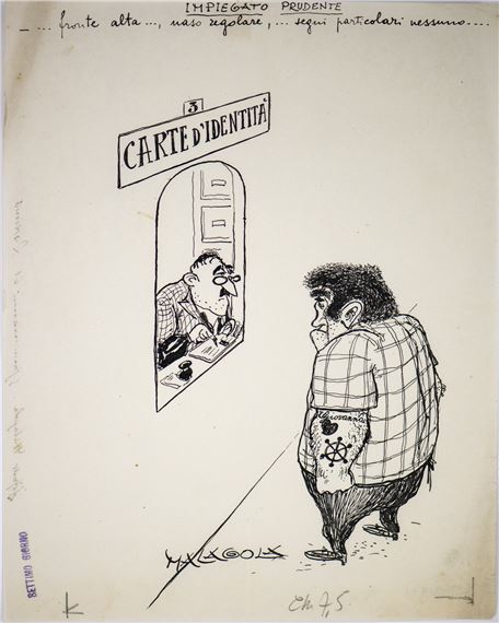Sergio Cereda | Humorous cartoon: ID cards | MutualArt
