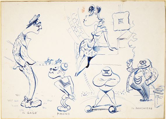 Federico Fellini | Self-portrait as the Gaga and other legendary ...