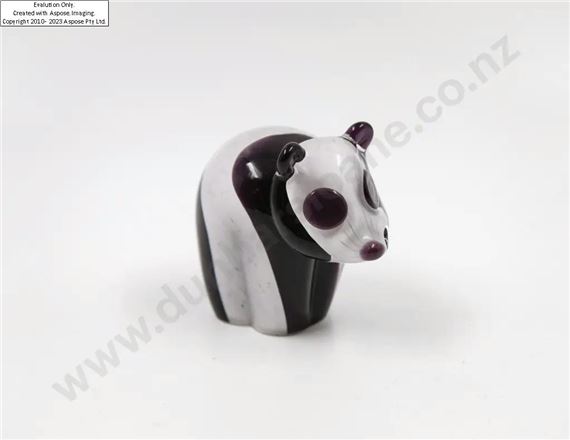 Wedgwood | Wedgwood Mid C20th Glass Panda Ornament | MutualArt