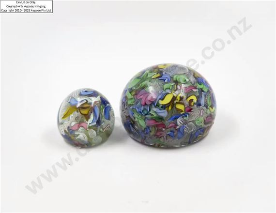 Murano | Two Murano Mid C20th Glass Paperweights | MutualArt