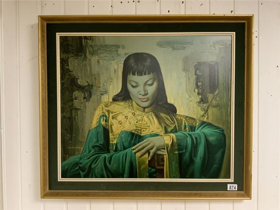 Vladimir Tretchikoff | A FRAMED TRETCHIKOFF 'LADY OF THE ORIENT' PRINT ...