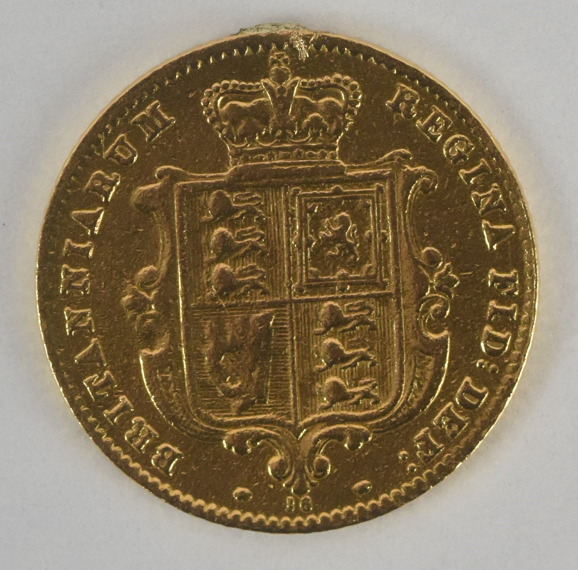 Queen Victoria | A Queen Victoria 1869 young head shield back half ...