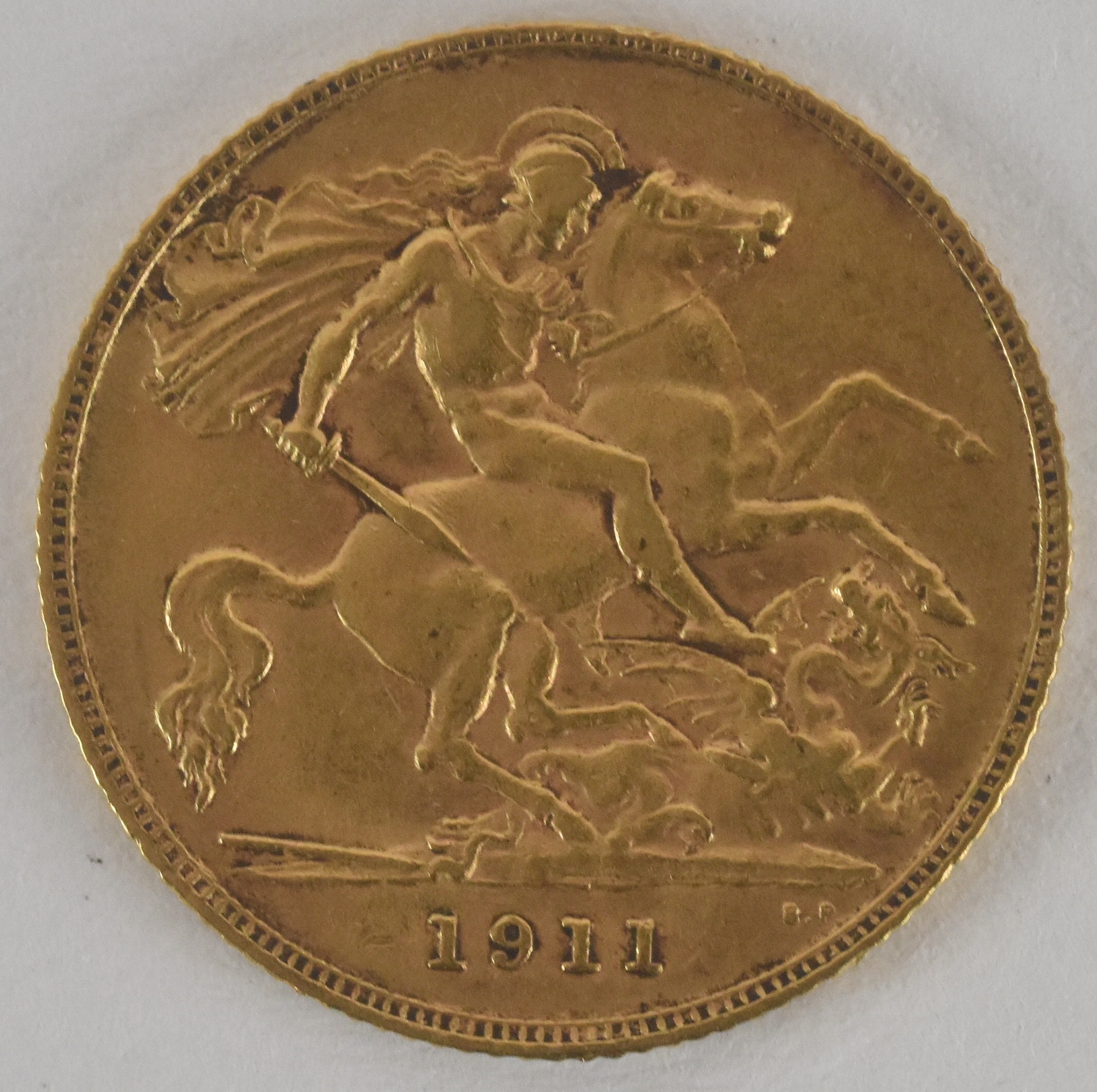 George | A George V 1911 half sovereign (1911) | MutualArt