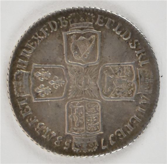 George | A George II 1758 silver shilling (1758) | MutualArt