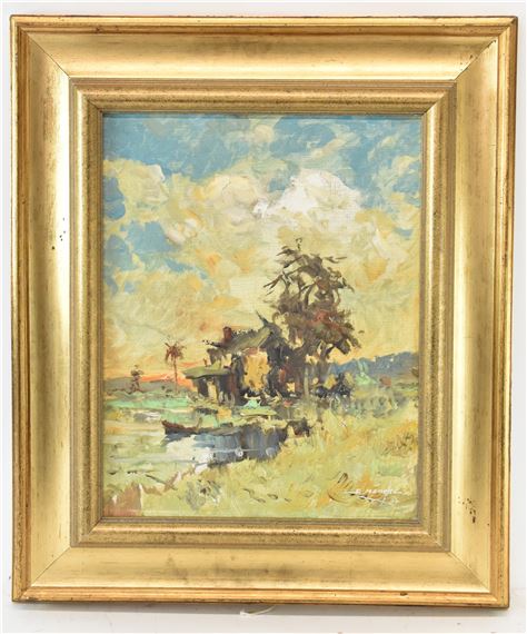 Reynaldo Manzke | abstract rural scene | MutualArt